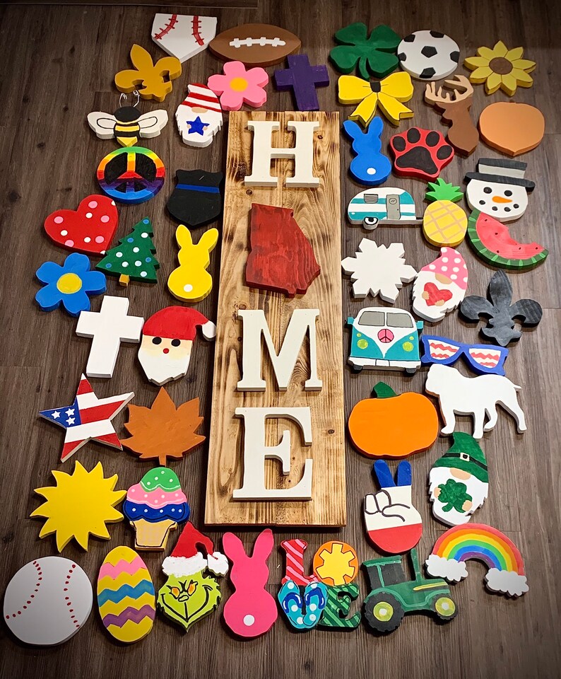 Interchangeable Seasonal Home Sign That is Good for Any Season - Etsy