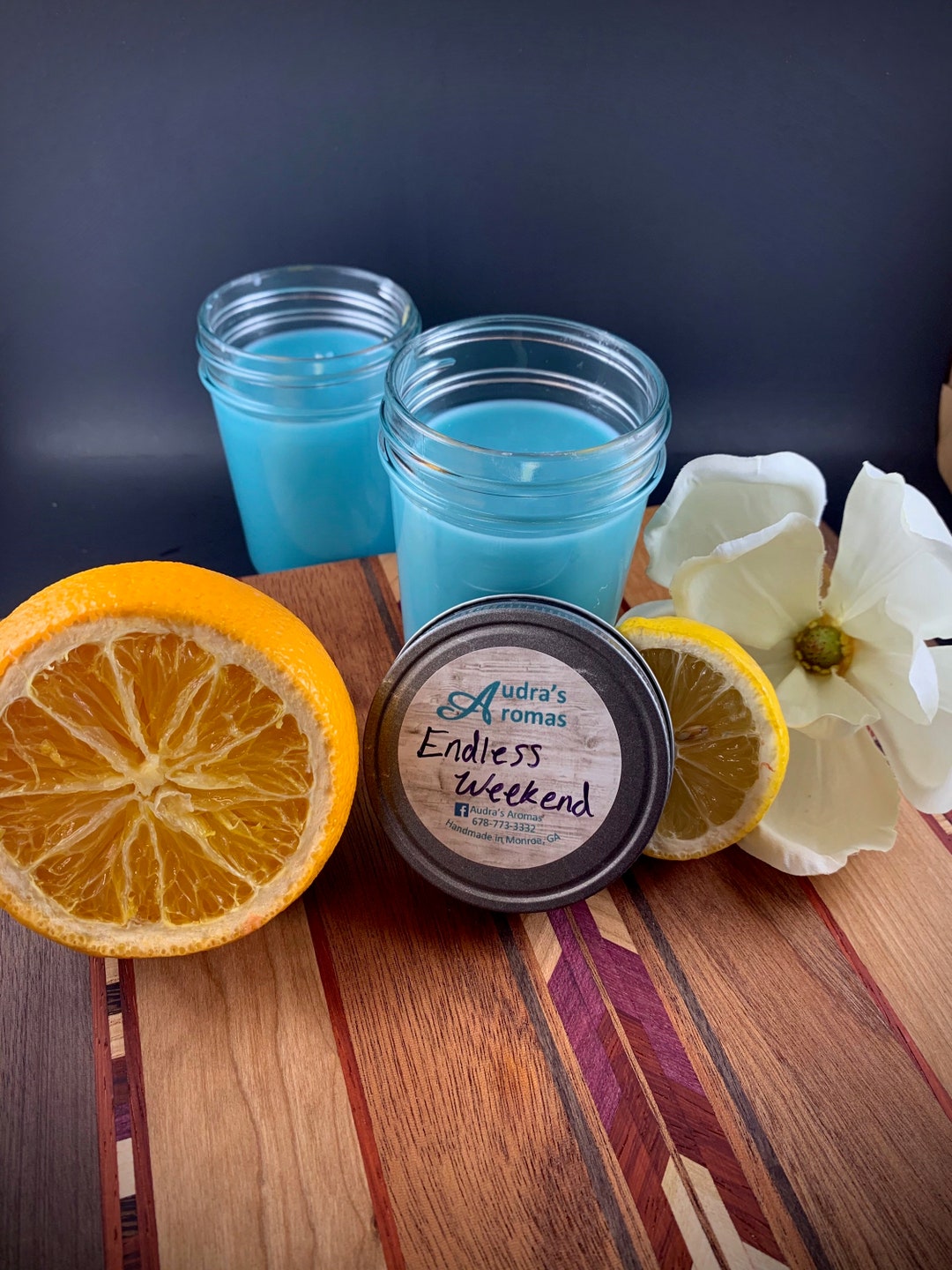 Endless Weekend Candle, Citrus Candle, Magnolia Candle, Coffee Table ...