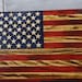 Wood Flag 24x13, Rustic American Burned Wood Flag, American Flag, - Etsy