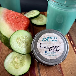 Cucumber Melon Candle/ Fresh Candle/ Clean Candle/ Gift for Her - Etsy
