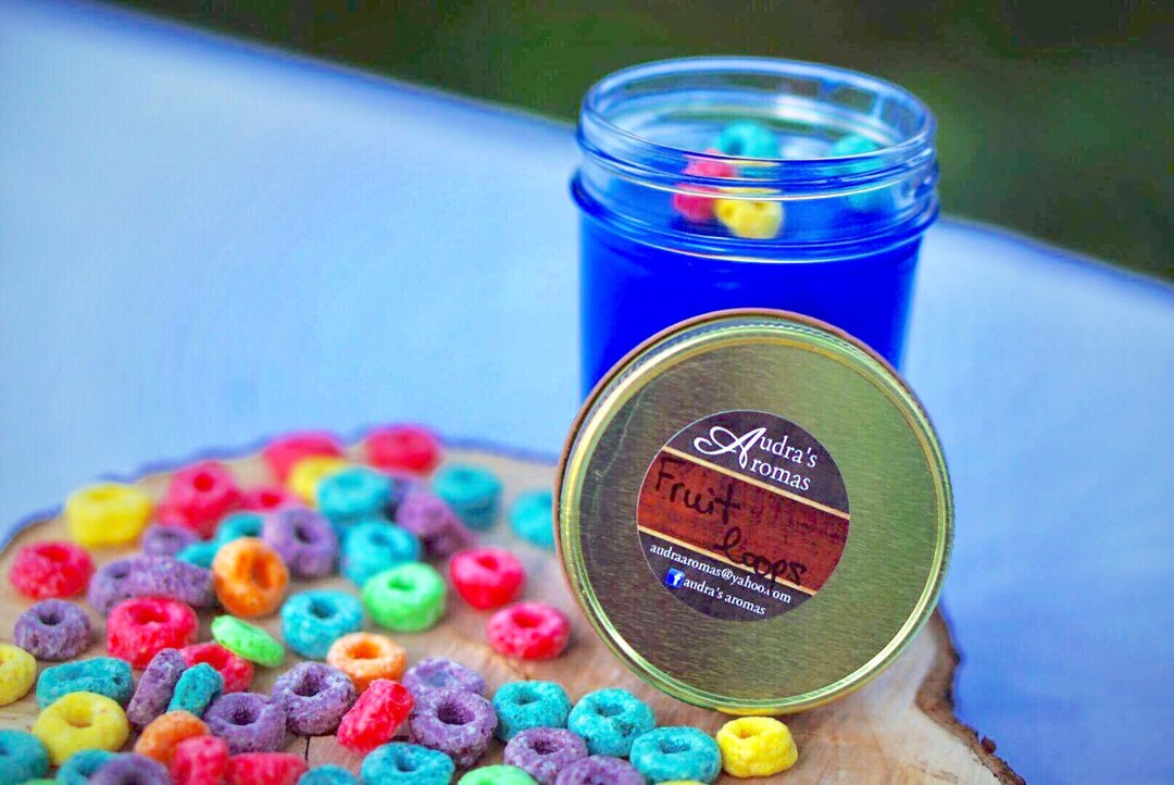 Fruit Loops Candle/ Cereal Candle/ Fruity Candle/ Fruit Loops - Etsy