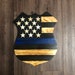 Seven Point Police Badge, Police Officer Gift, Thin Blue Line, Law ...