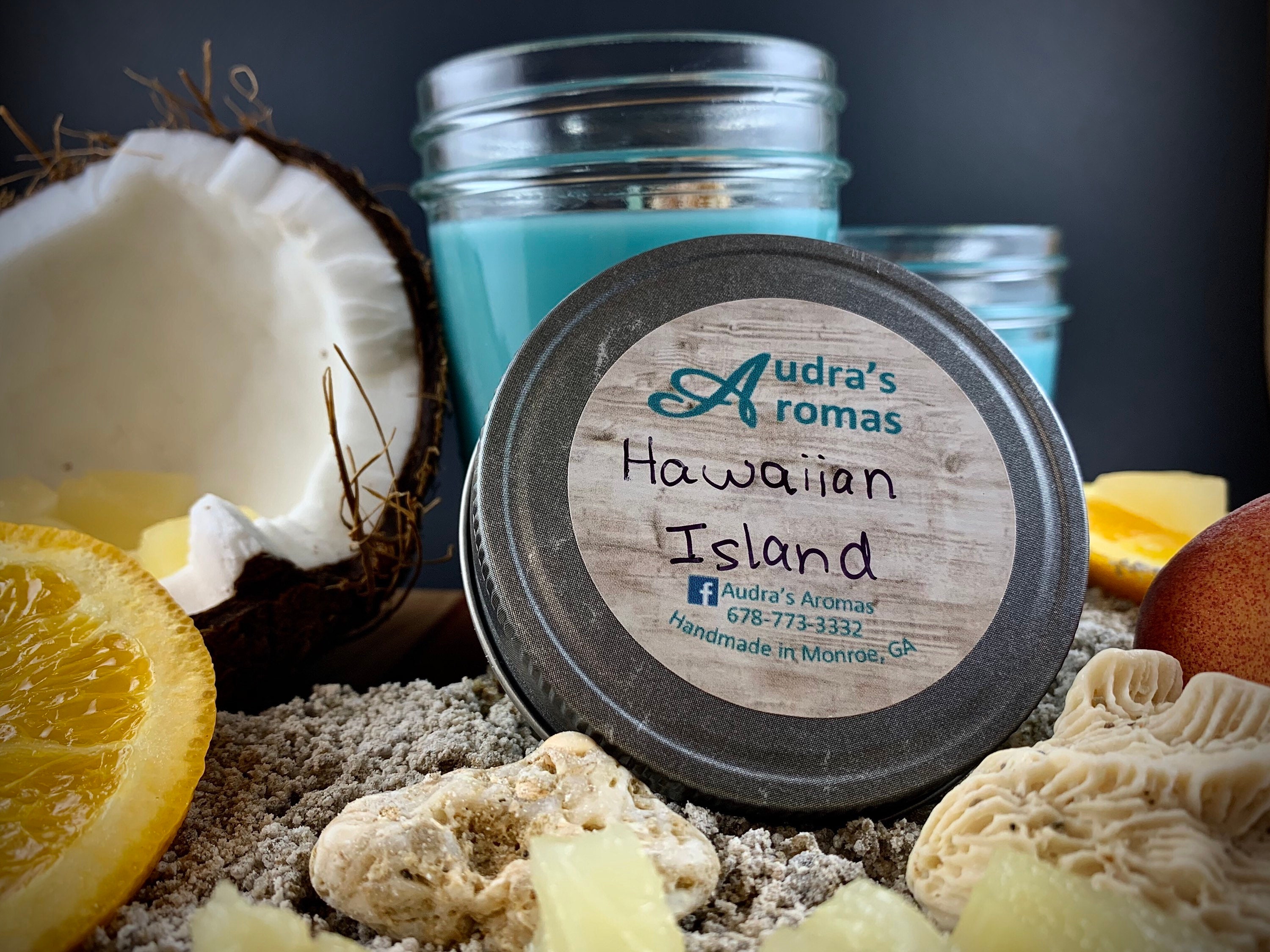 Hawaiian Island Candle/ Beach Candle/ Beach Lover/ Fruity | Etsy