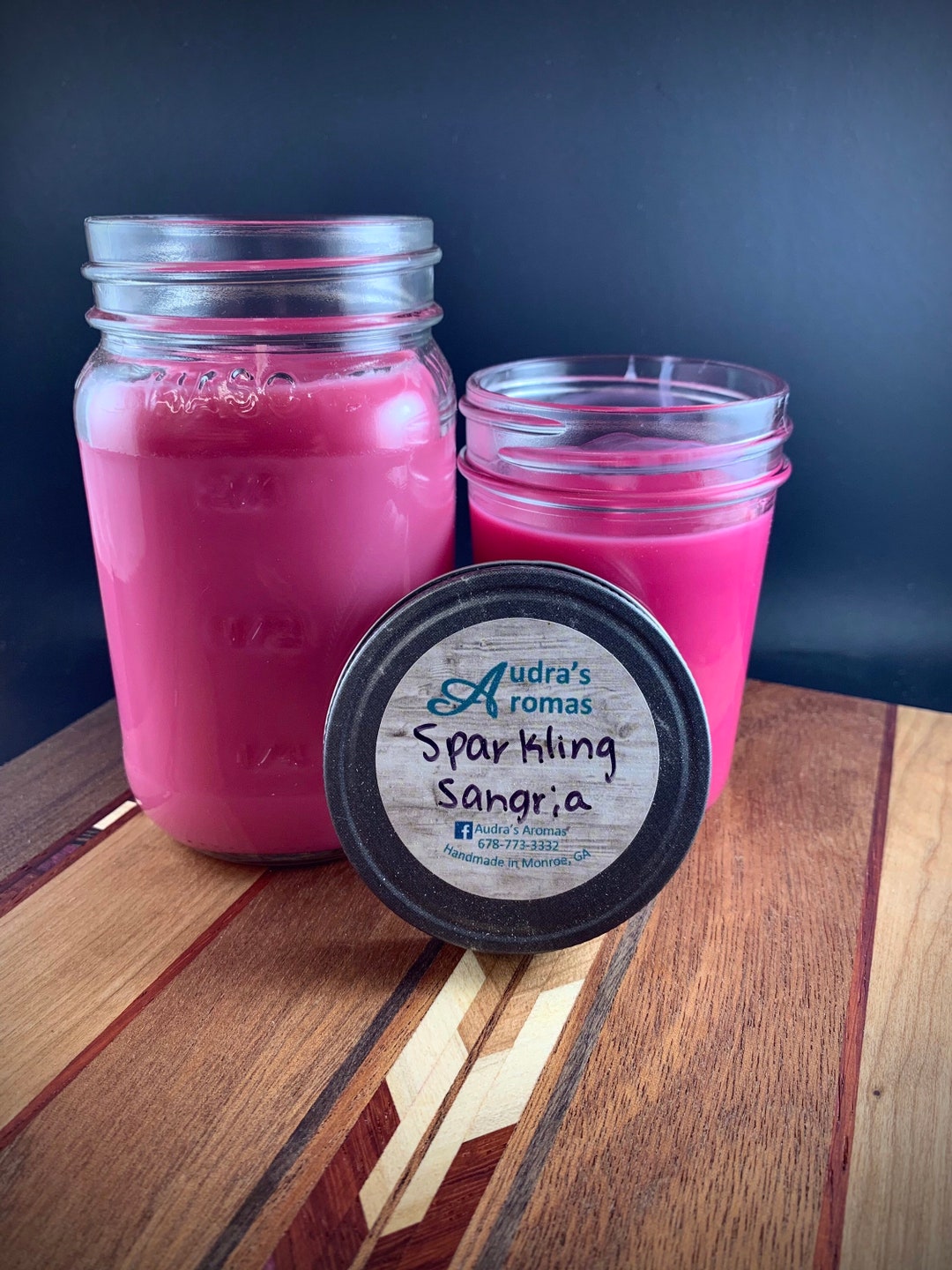 Sparkling Sangria Candles/ Fruity Candles/ Summer Candle/ Summer Scent ...