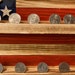 USA Coin Display, State Quarter Display, Wooden Flag, Silver Dollar ...
