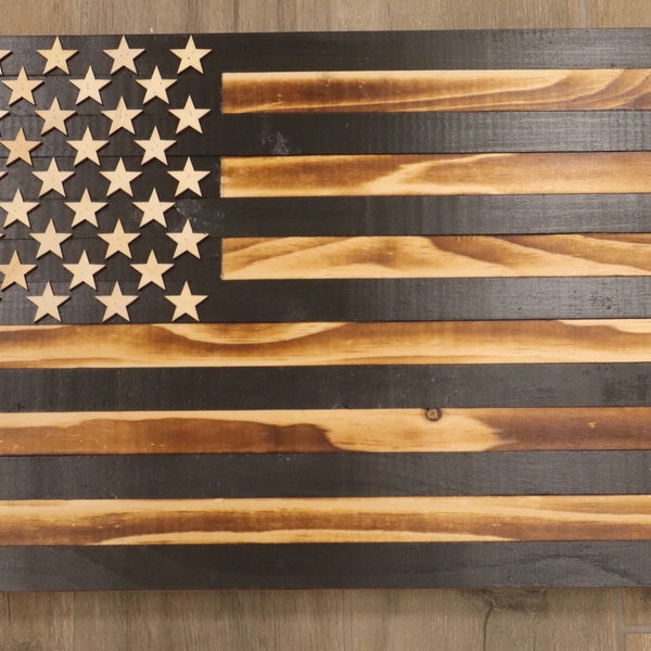 Rustic American Flag - Etsy