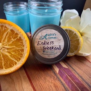 Endless Weekend Candle, Citrus Candle, Magnolia Candle, Coffee Table ...
