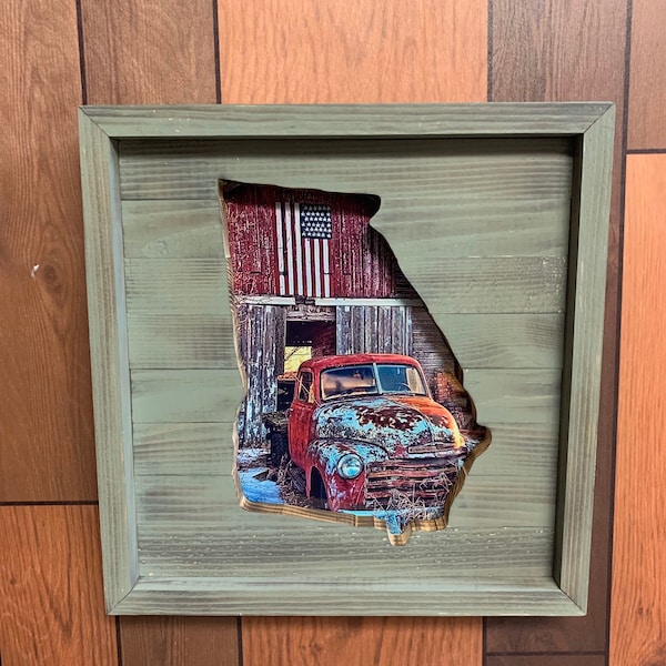 Framed Pictures of Old Trucks - Etsy