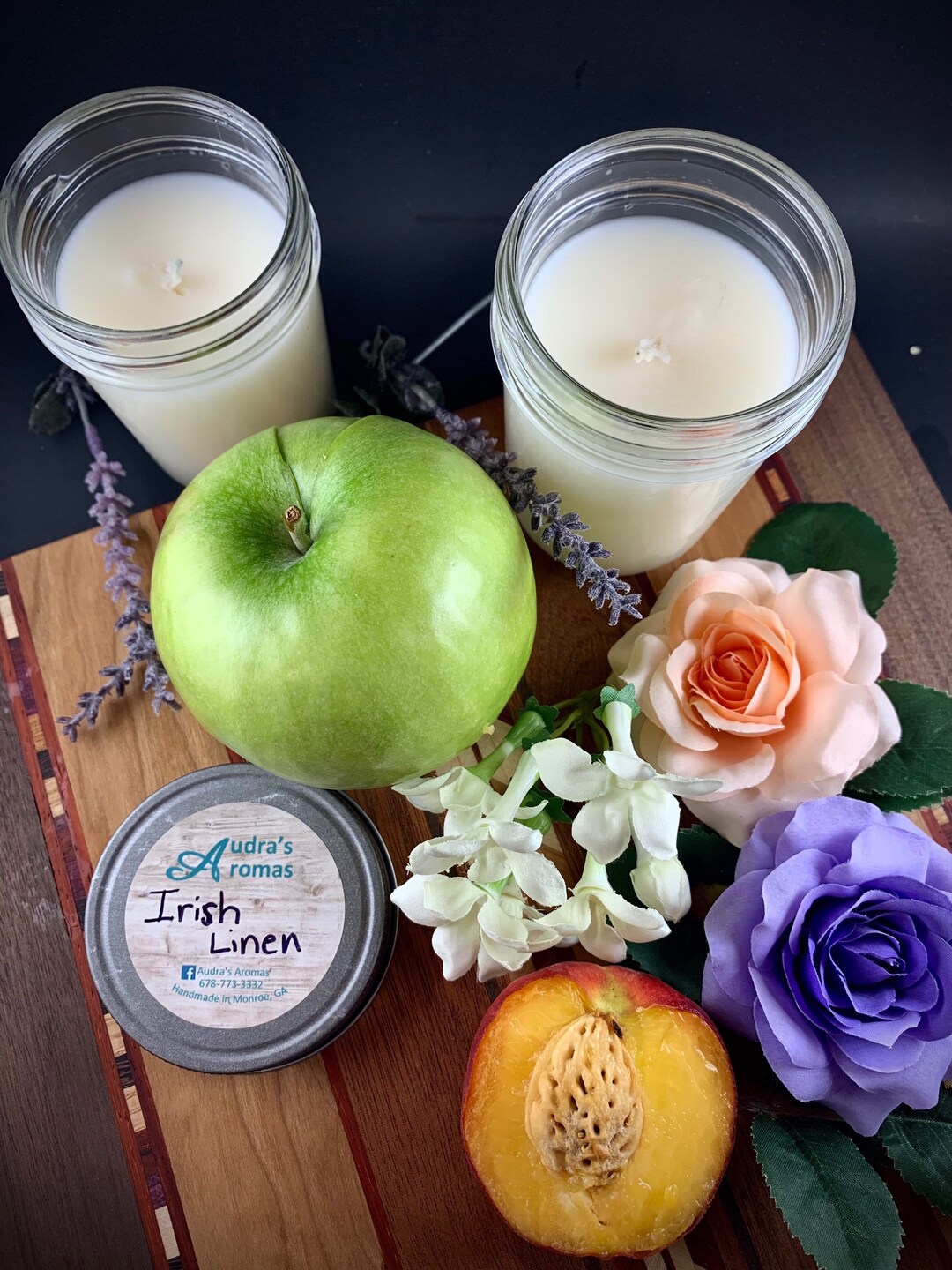 Irish Linen Candle, Clean Laundry Scent, Fresh Linen Scent, Laundry ...