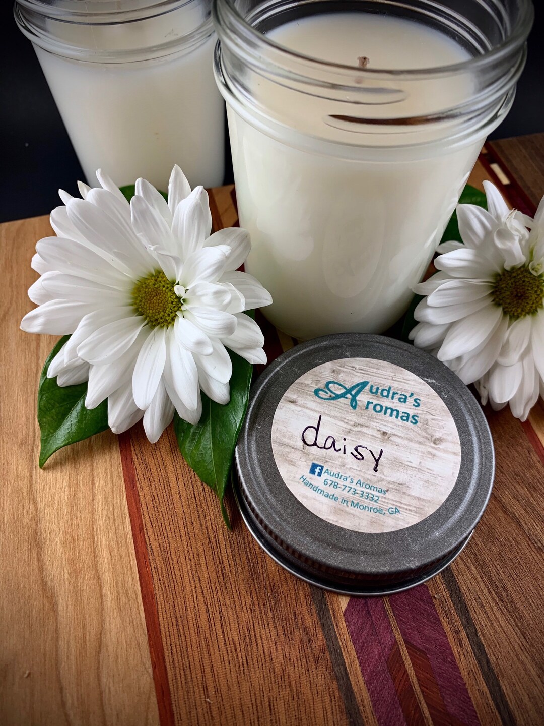 Daisy Candle, Floral Candle, Spring Decor, Daises, Floral Scent, Spring ...