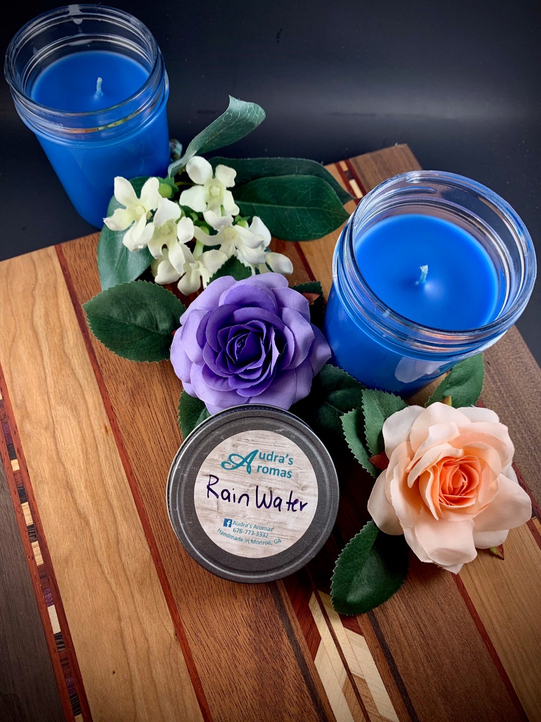 Rain Water Candle, Floral Candle, Summer Scent, Floral Decor, Summer ...