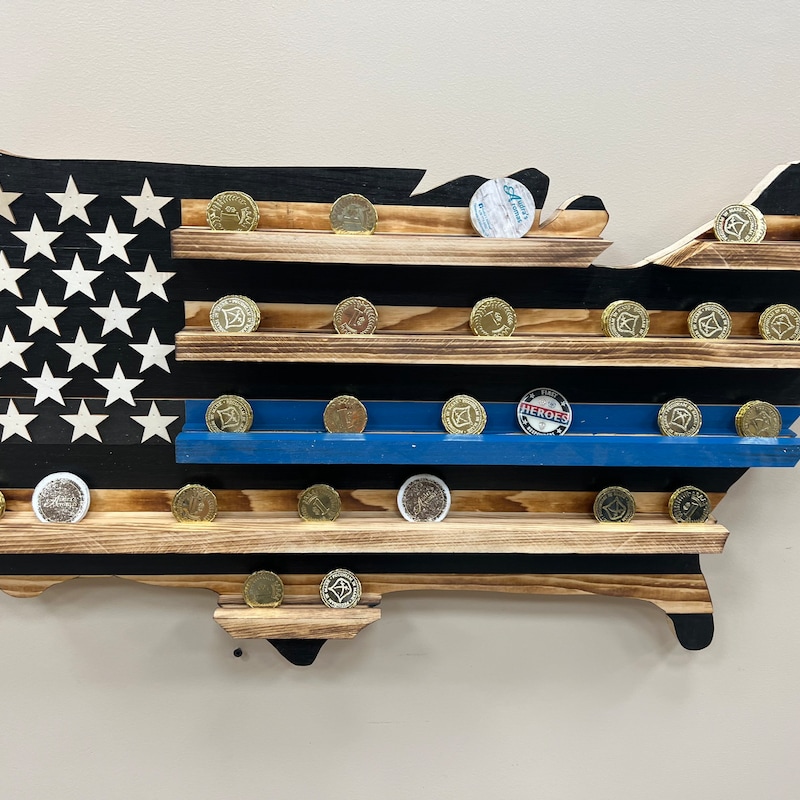 Challenge Coin Display - Etsy