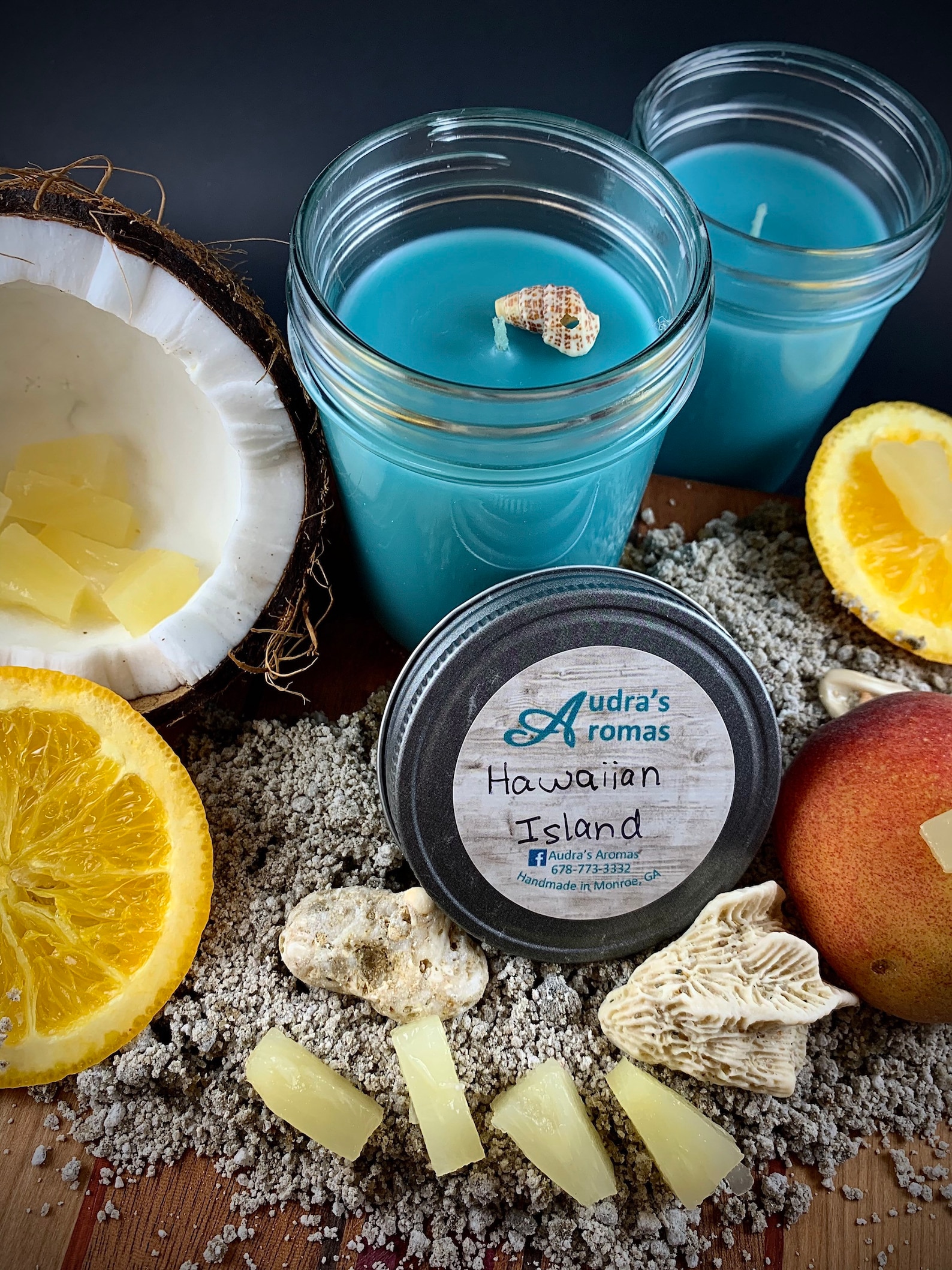Hawaiian Island Candle/ Beach Candle/ Beach Lover/ Fruity | Etsy