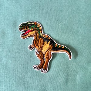 T-rex Patch - Dinosaur Iron on Patch - Iron on Patches - Patches for Jackets - Iron on Patch - Etsy
