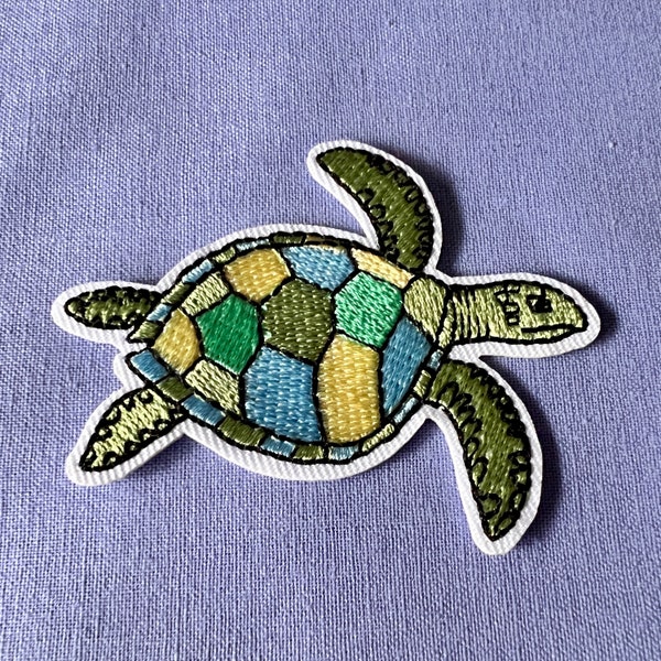 Turtle Iron On - Etsy