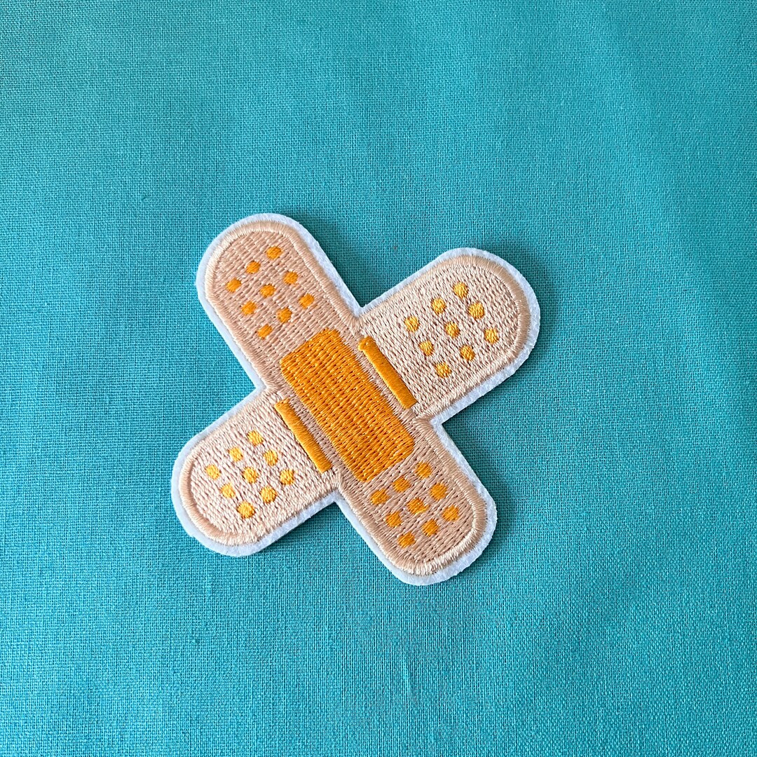 Bandaid Patches - Band-aid Iron on Patch - Iron on Patch - Iron on ...