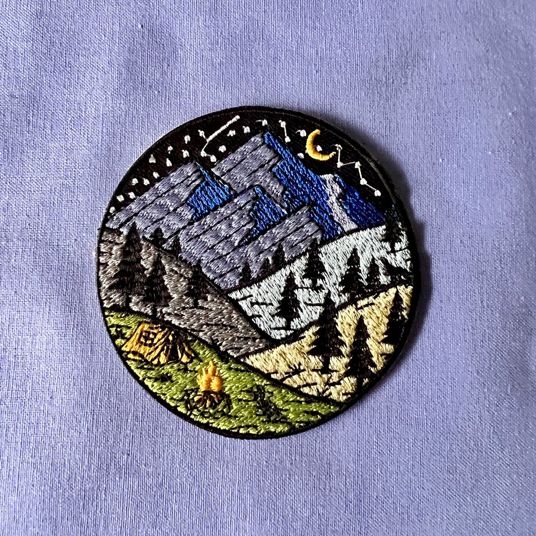 Mountain Patches - Iron on Patch - Hiking Iron on Patches - Outdoors Iron on Patches - Etsy