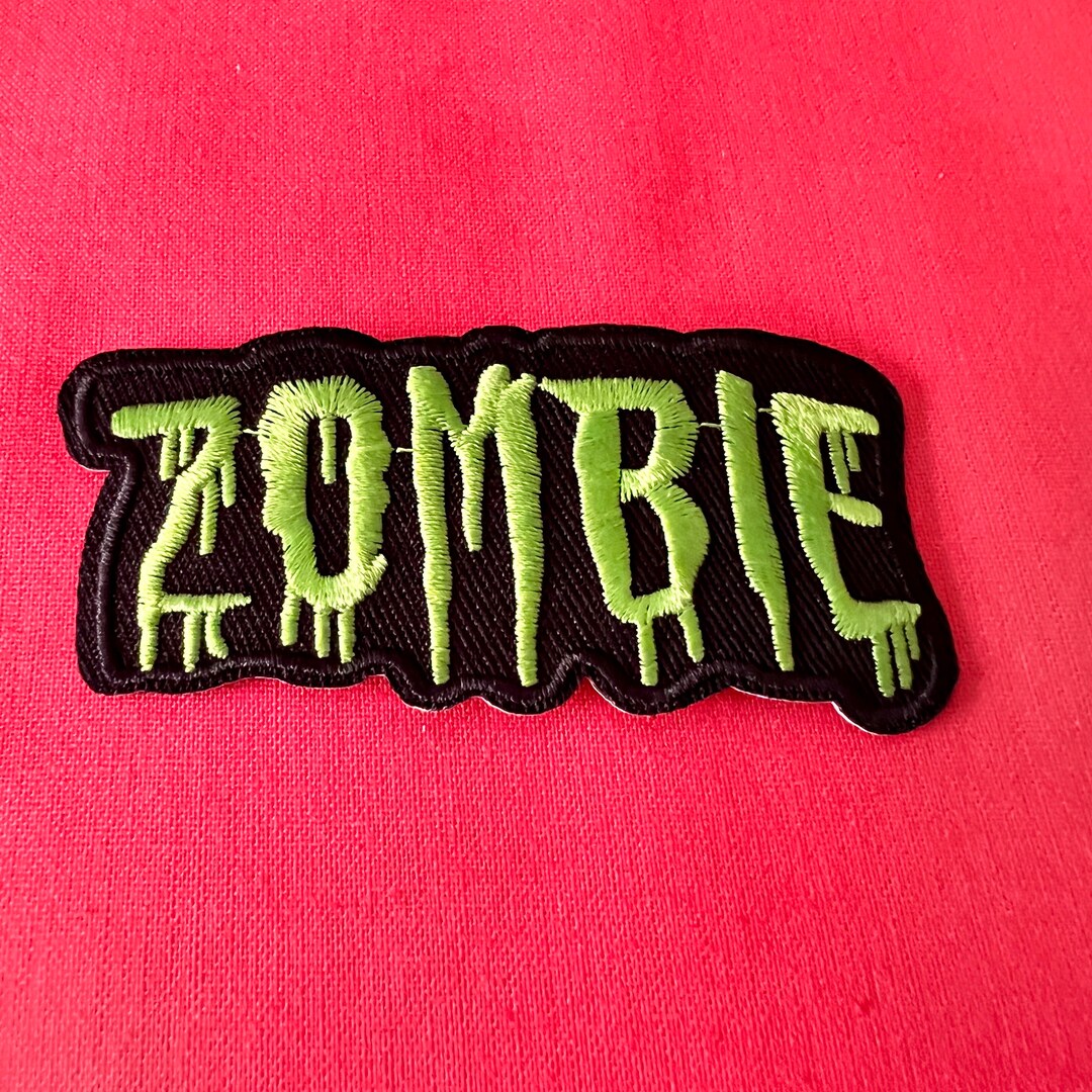 Zombie Patch - Iron on Zombie Patches - Patches for Jackets - Iron on ...
