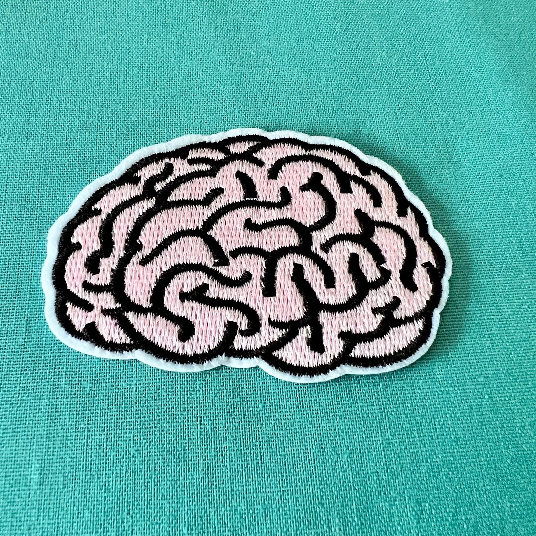 Brain Patches - Iron on Brain Patch - Iron on Patches - Patches for ...