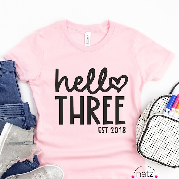 3rd Birthday Shirt - Etsy