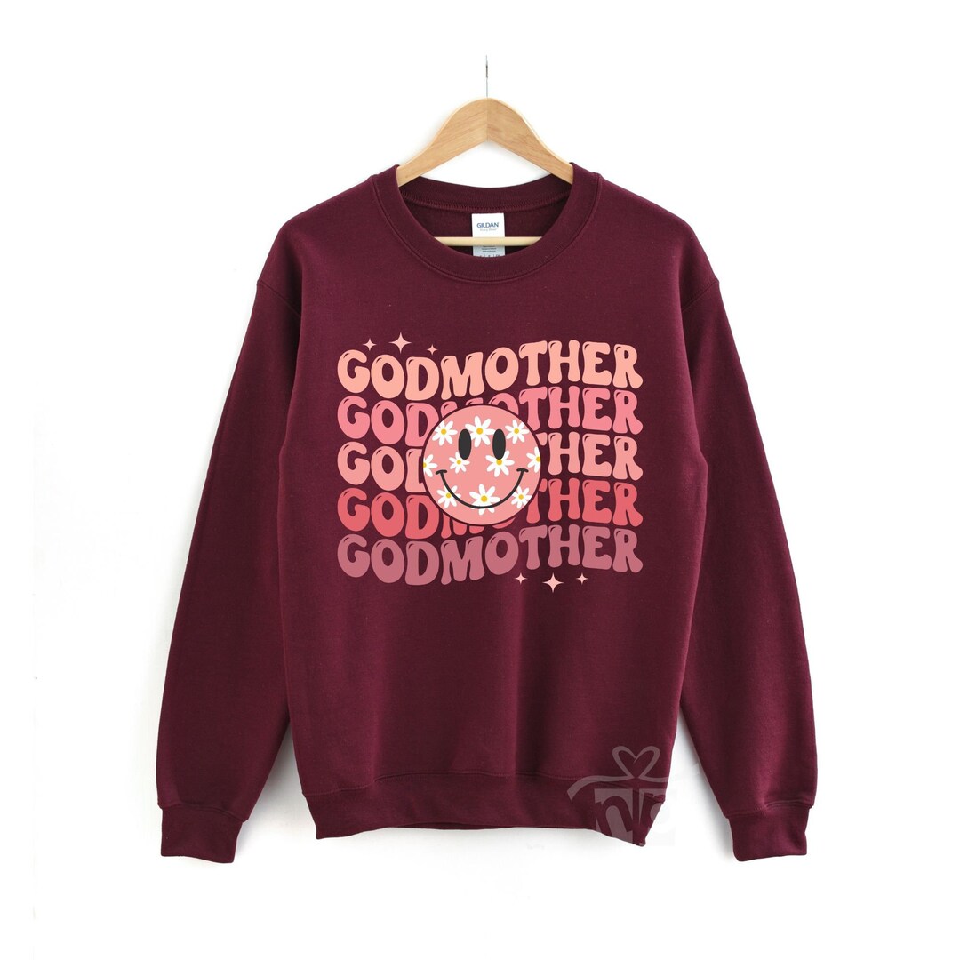 Godmother Shirt, Godmother Sweatshirt, Mom Shirt, Cute God Mother Shirt ...