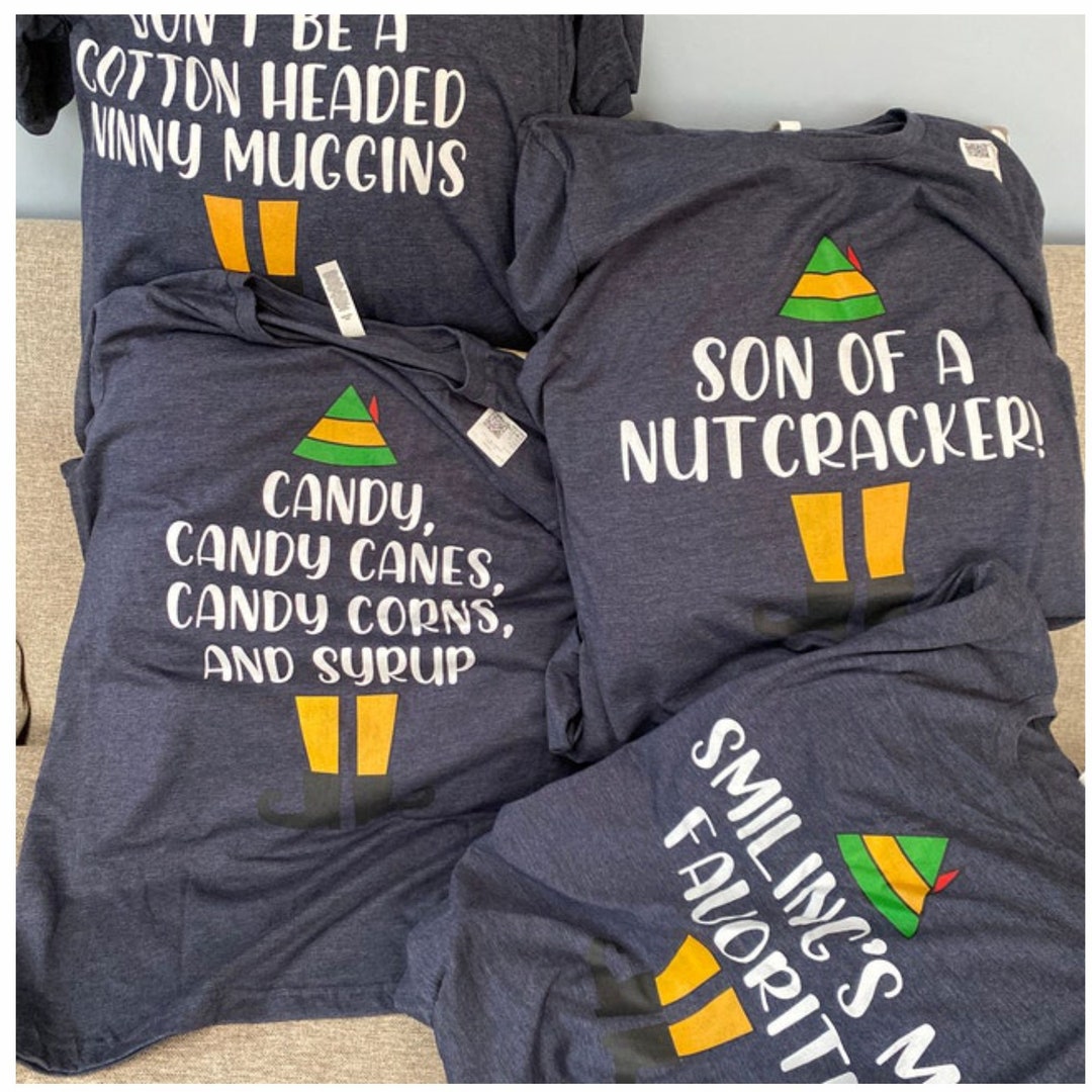 Buddy the Elf Shirts, Elf Movie Quote, Cotton Headed, Christmas Shirts ...