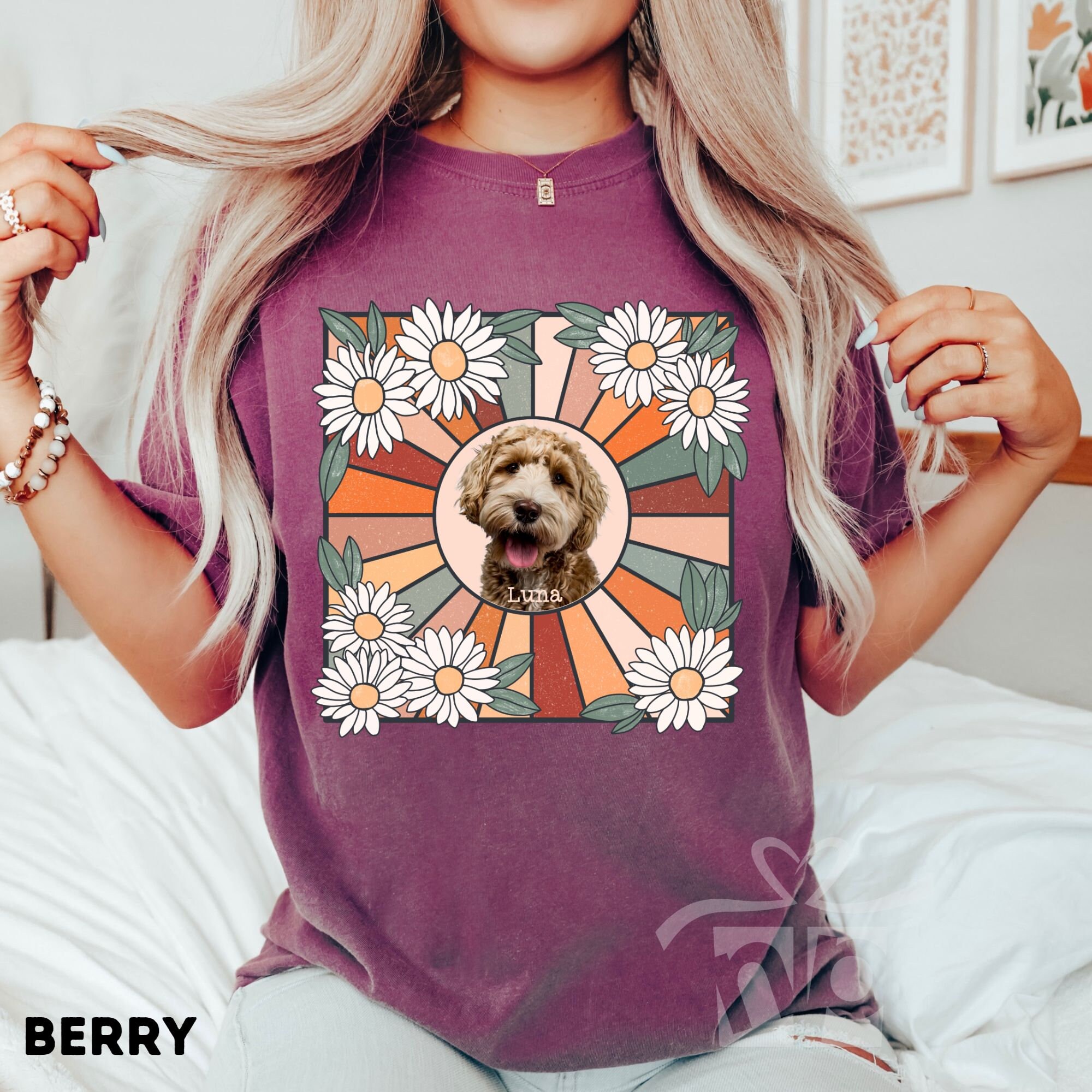 Personalized Dog Face Shirt, Dog Shirt, Custom Dog Name Shirt ...