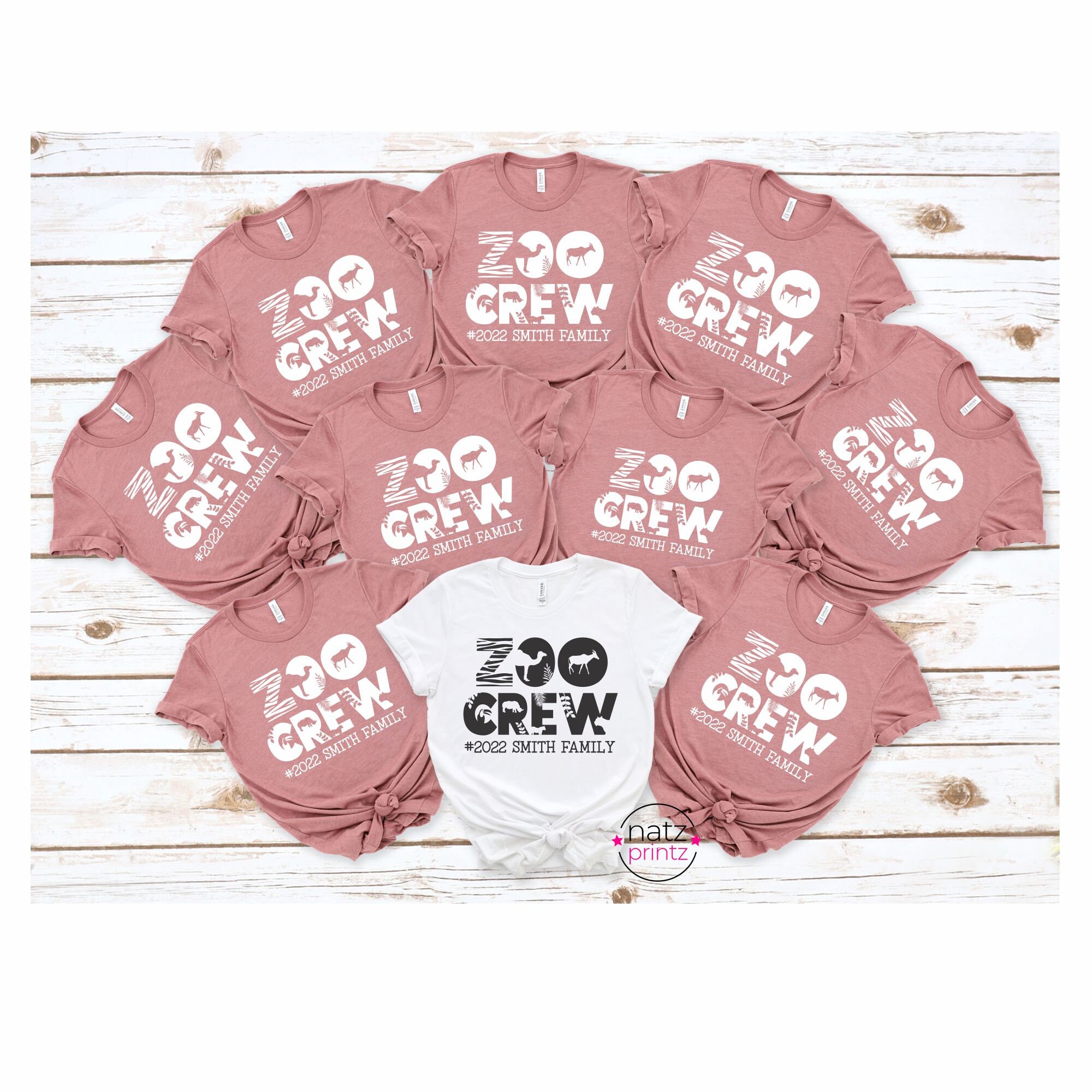 Zoo Crew Shirts Family Matching Shirts Zoo Trip Shirt | Etsy