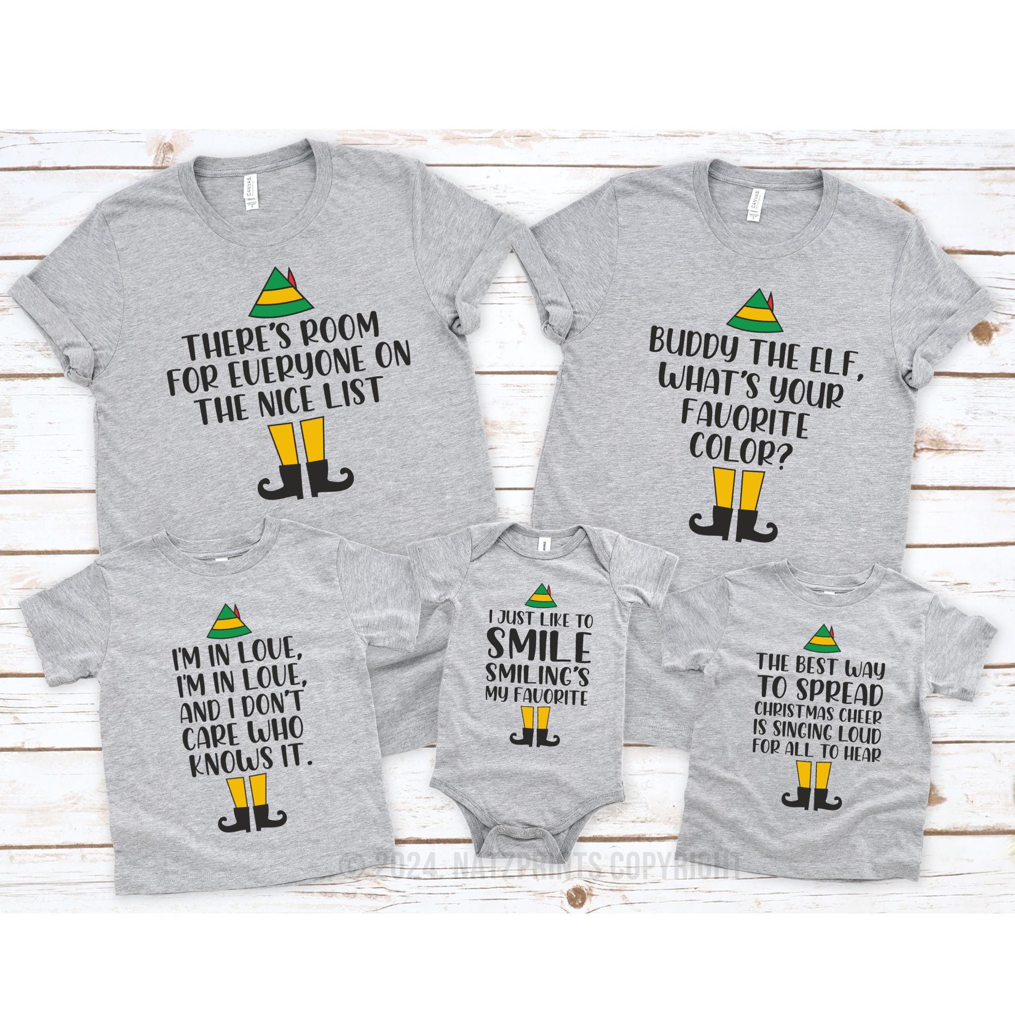 Buddy the Elf Shirts, Elf Movie Quote, Cotton Headed, Christmas Shirts ...