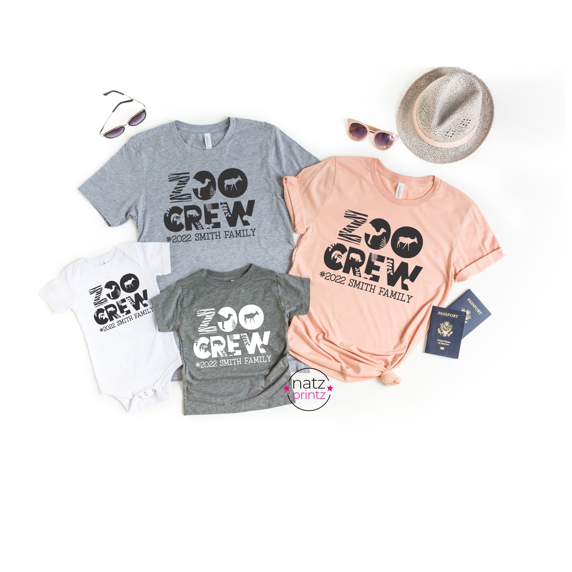 Zoo Crew Shirts, Family Matching Shirts, Zoo Trip Shirt, Safari Shirts ...