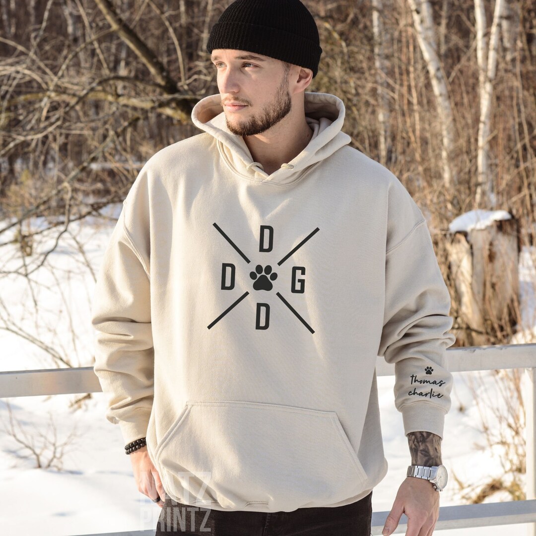 Dog Dad Hoodie, Custom Dog Hoodie, Personalized Dog Hoodie With Name ...