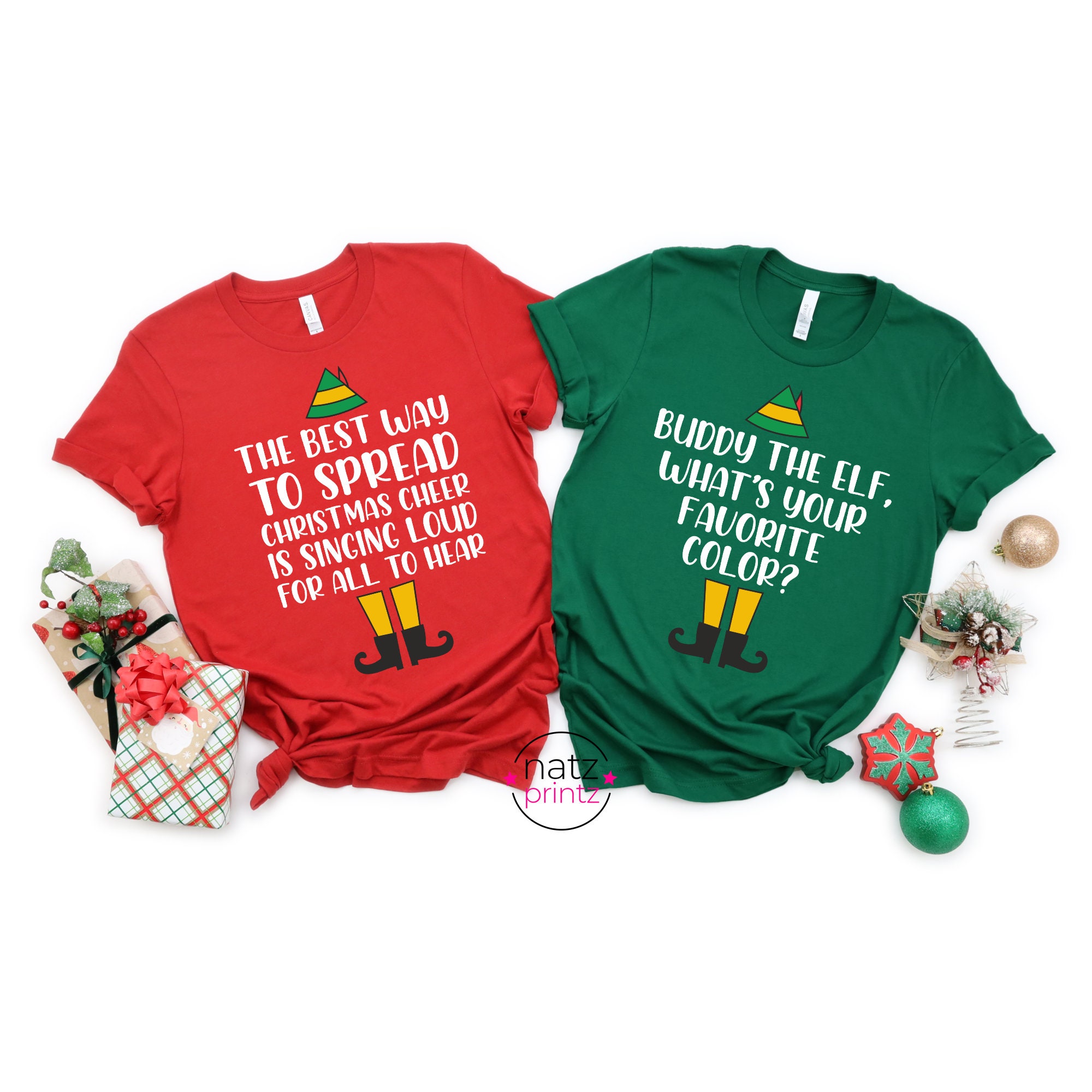 Buddy the Elf Shirts Elf Movie Quote Cotton Headed - Etsy
