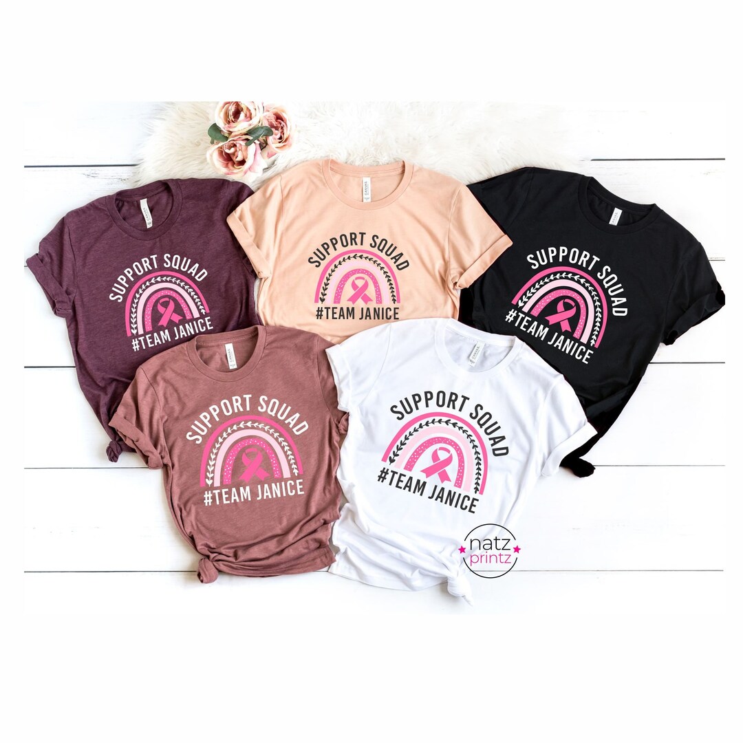 Support Squad Shirt, Breast Cancer Support Squad Shirt, Support Team ...