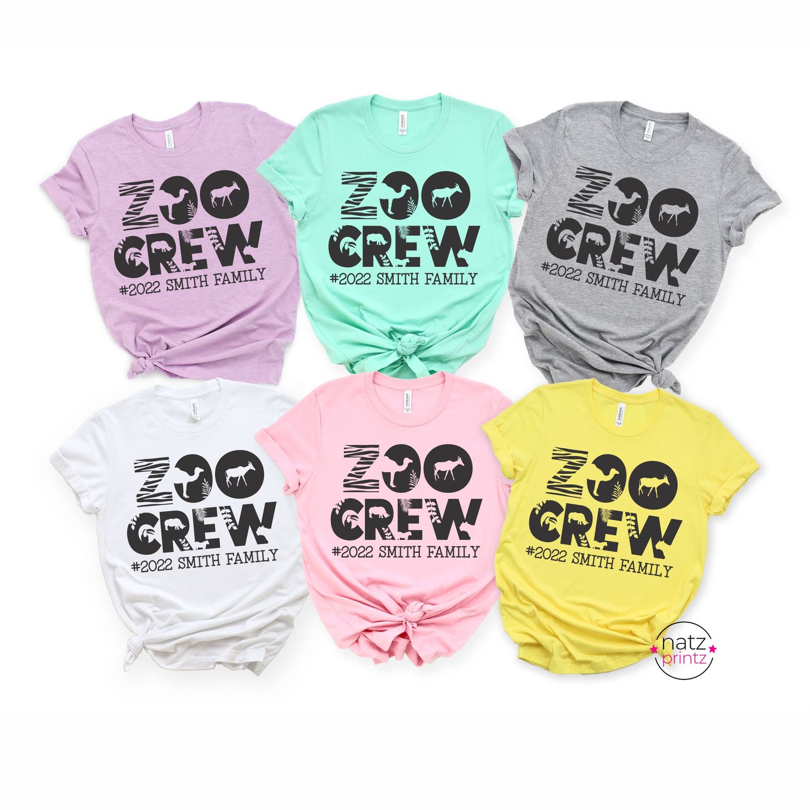Zoo Crew Shirts, Family Matching Shirts, Zoo Trip Shirt, Safari Shirts ...