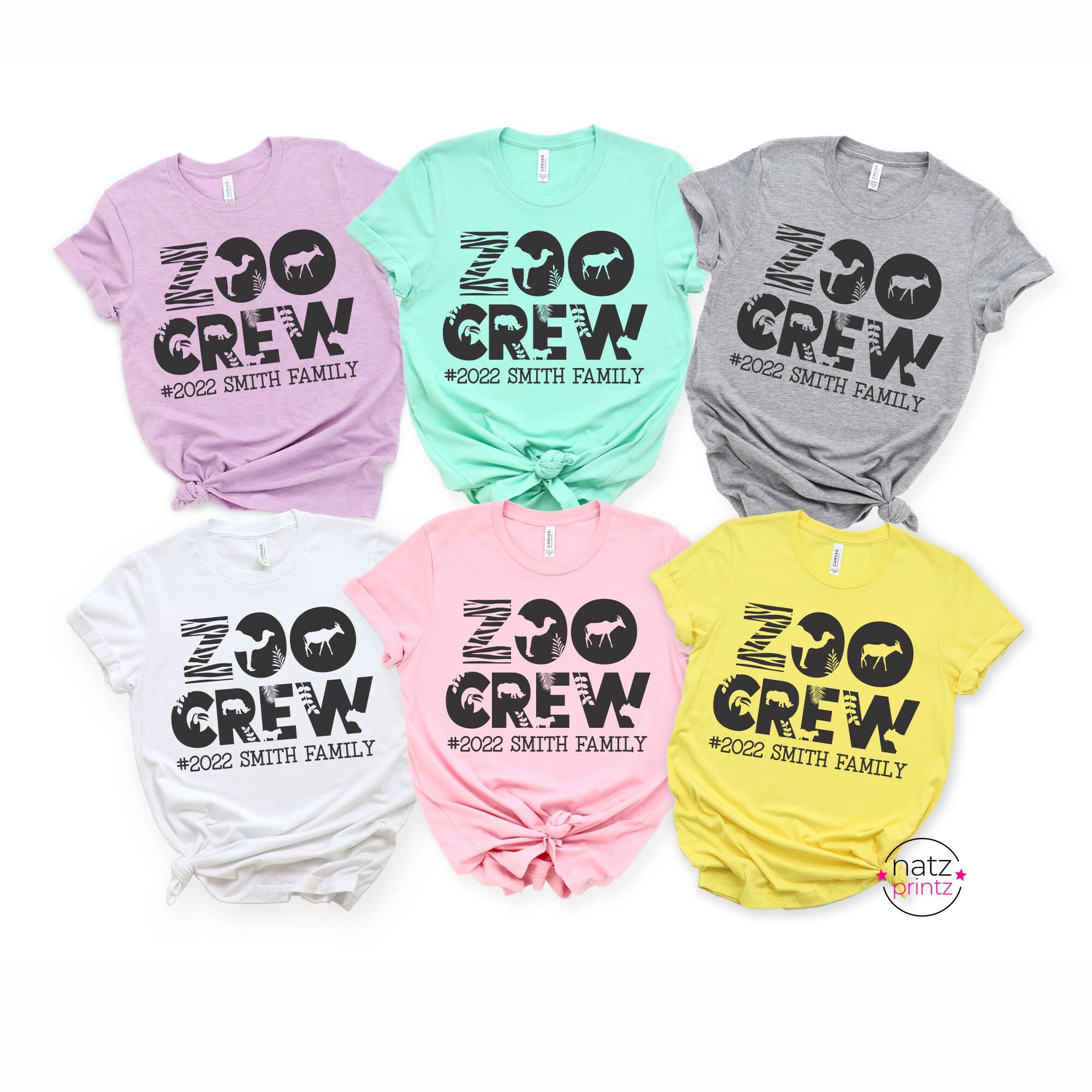Zoo Crew Shirts Family Matching Shirts Zoo Trip Shirt | Etsy