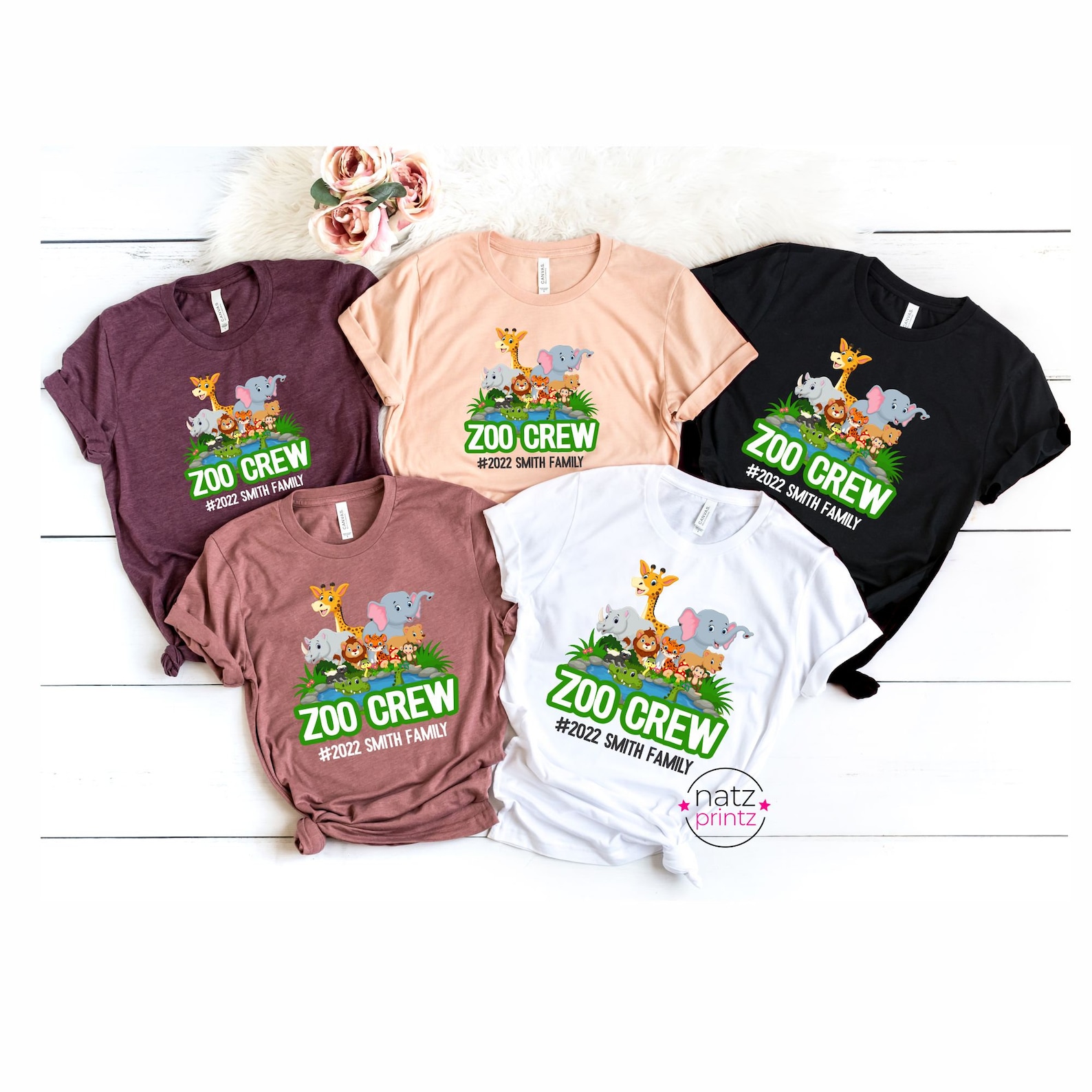 Zoo Crew Shirt, Family Matching Shirts, Zoo Trip Shirt, Safari Shirts ...