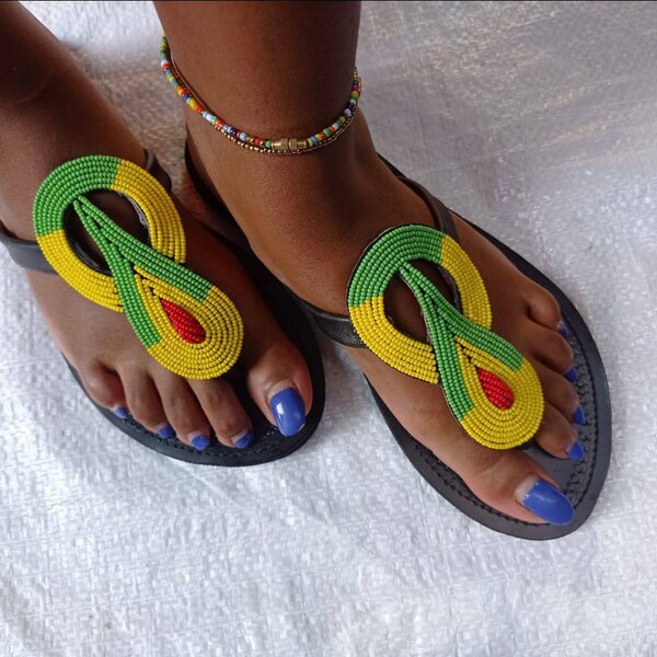 African Sandals - Etsy