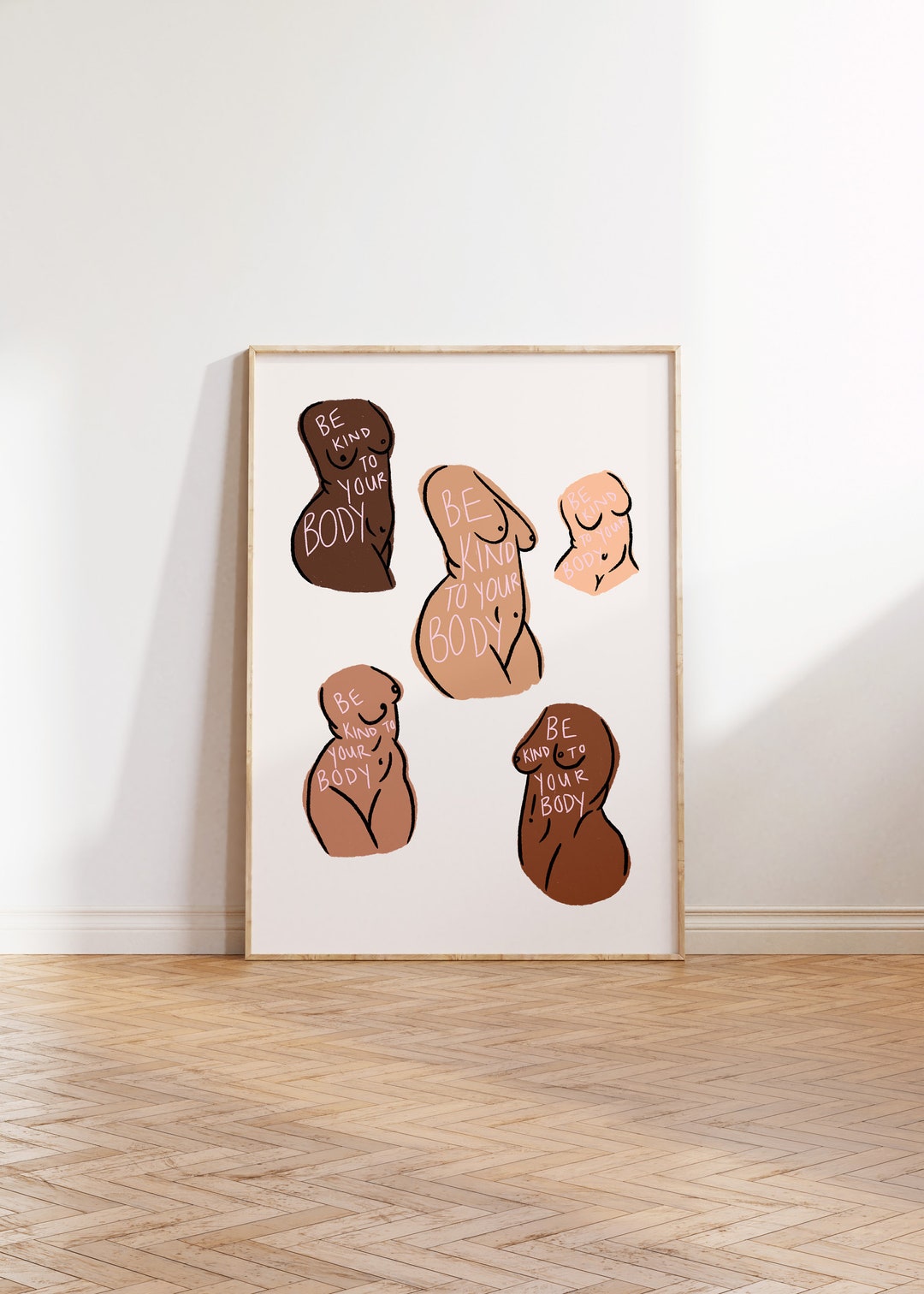 Body Positive Illustrated Art - Etsy