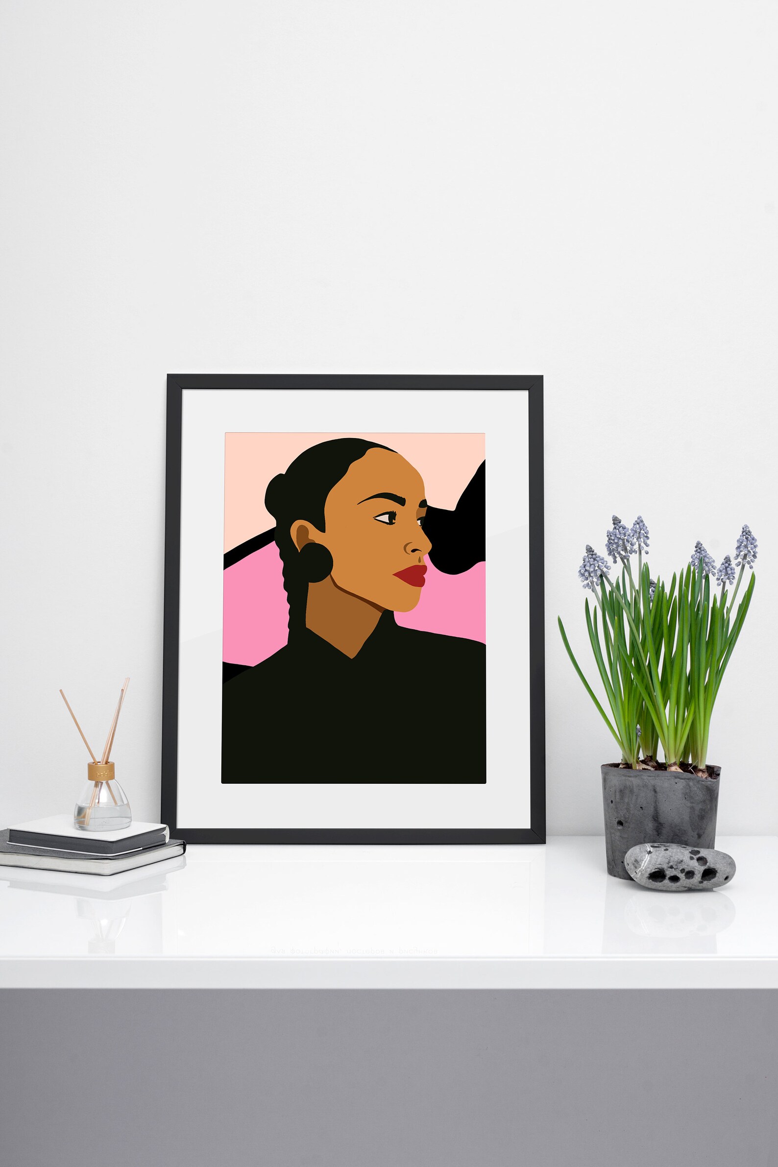 Sade Illustration Print Digital Download, Poster, Home Decor, Dorm ...
