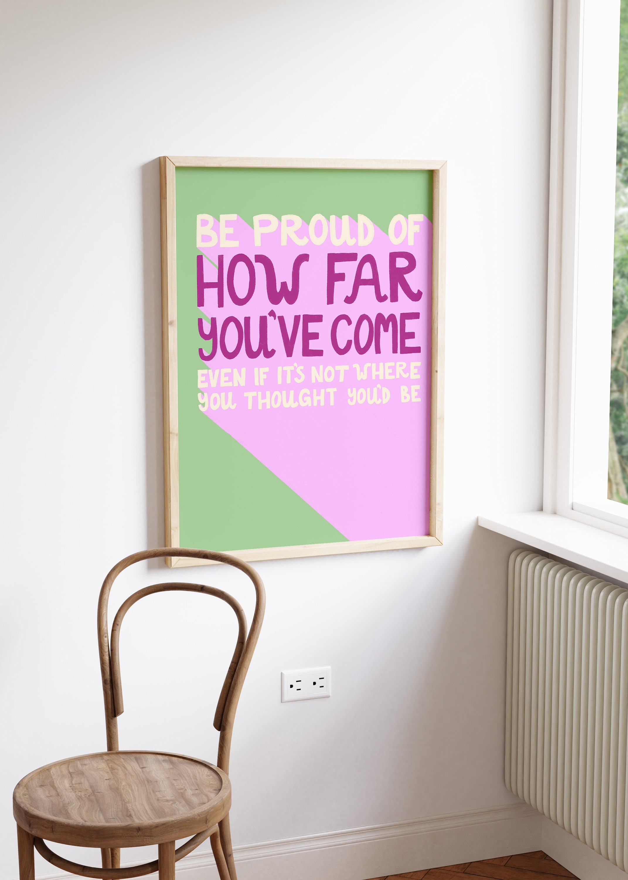 Be Proud of Yourself Art Print Digital Download, Wall Art, Home Decor ...