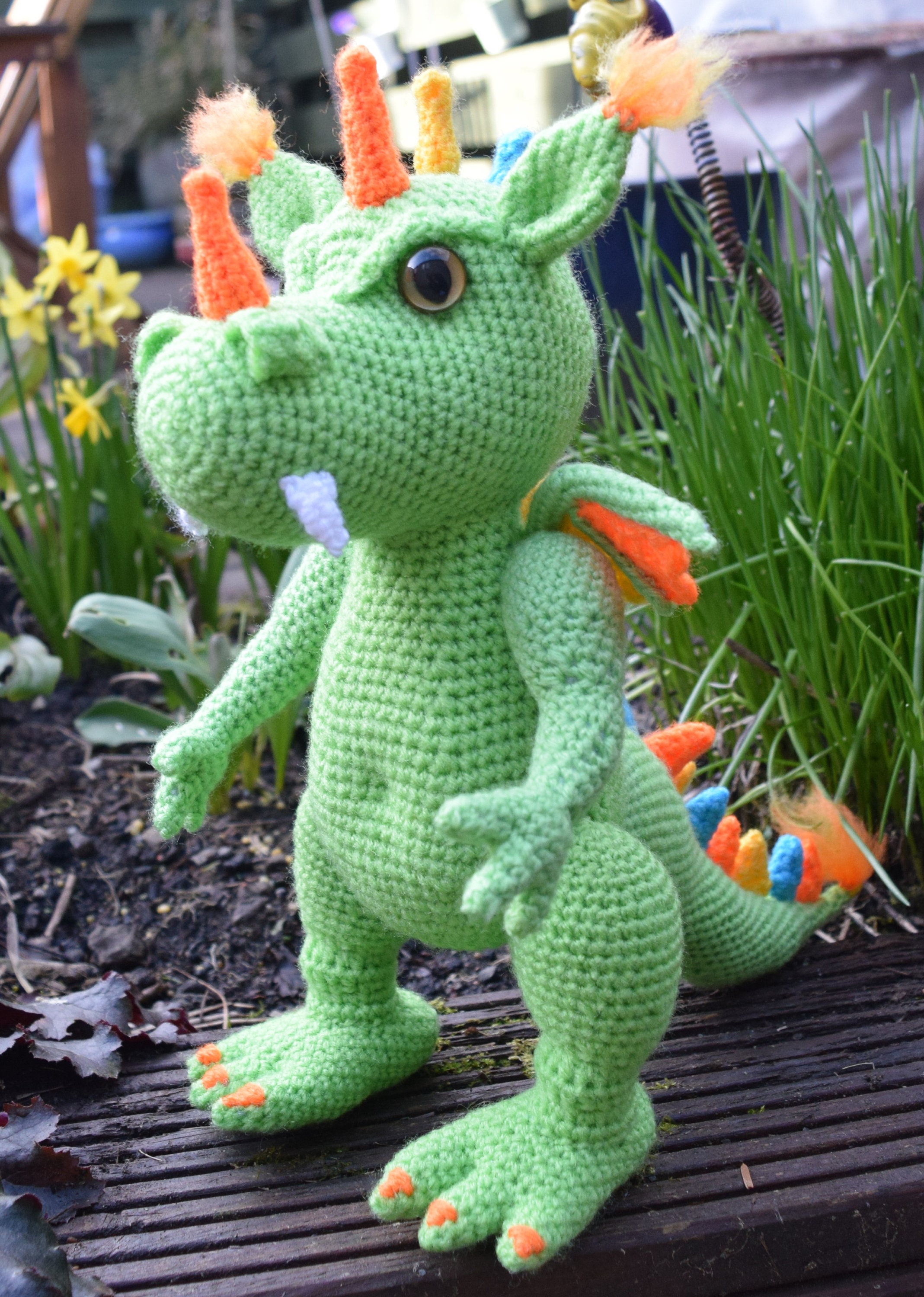 Dal the Dragon Crochet PATTERN - Etsy