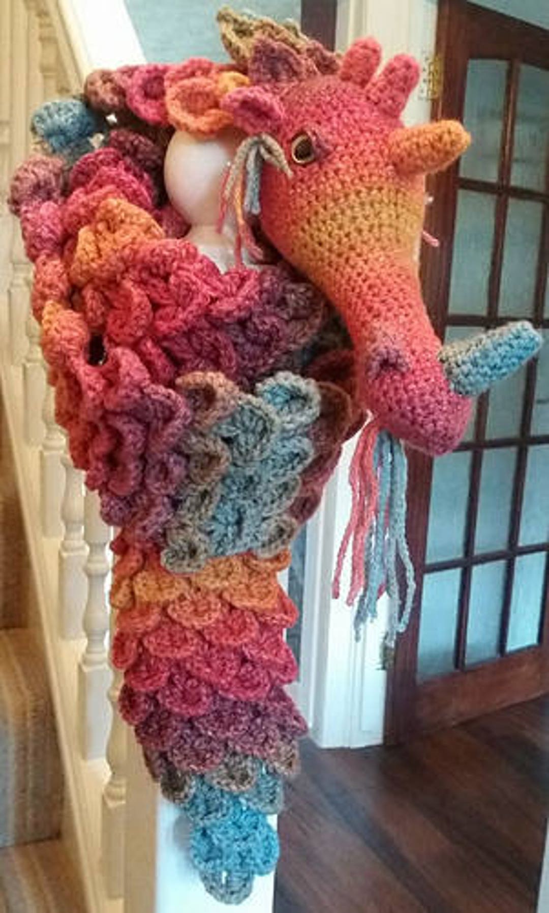 Dragon Scarf - Crochet Pattern - Etsy