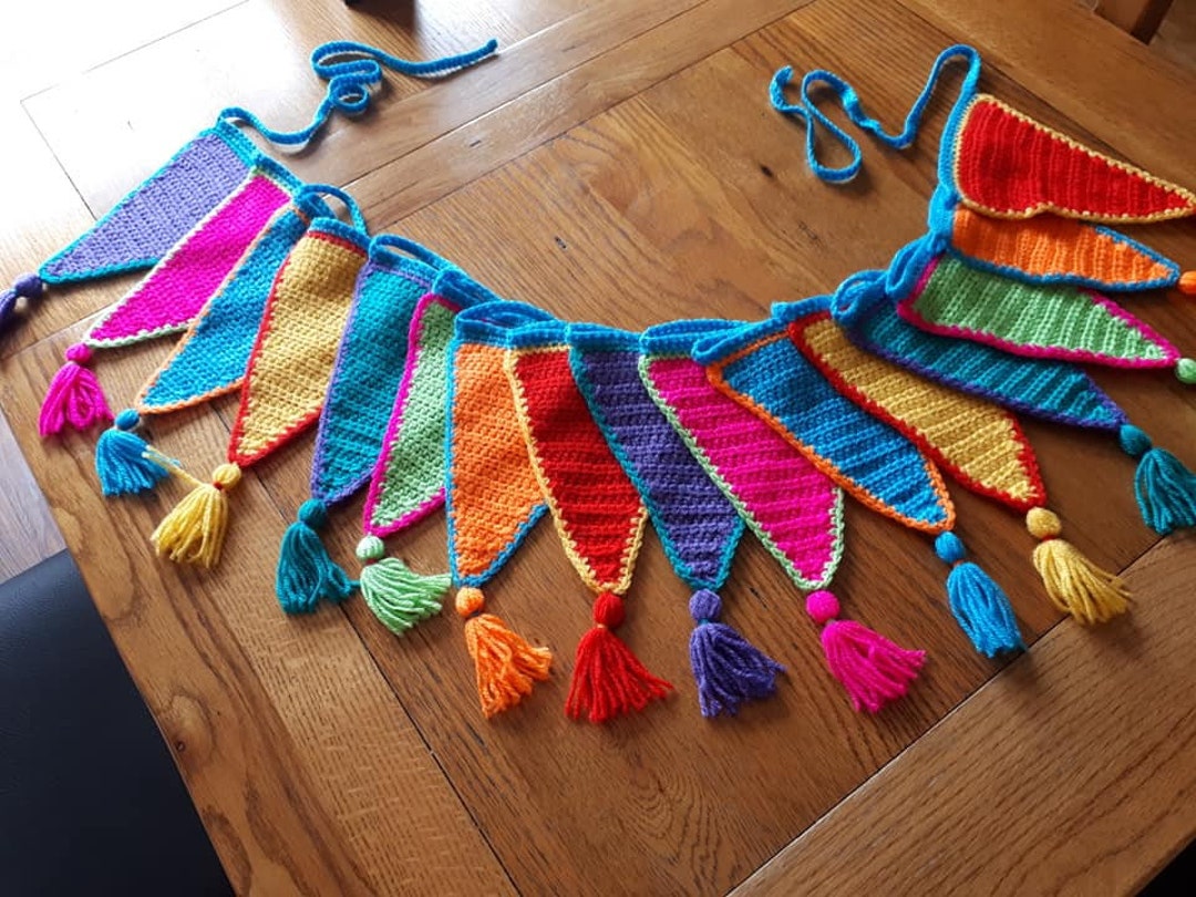 Festival Bunting - Crochet PATTERN - Etsy