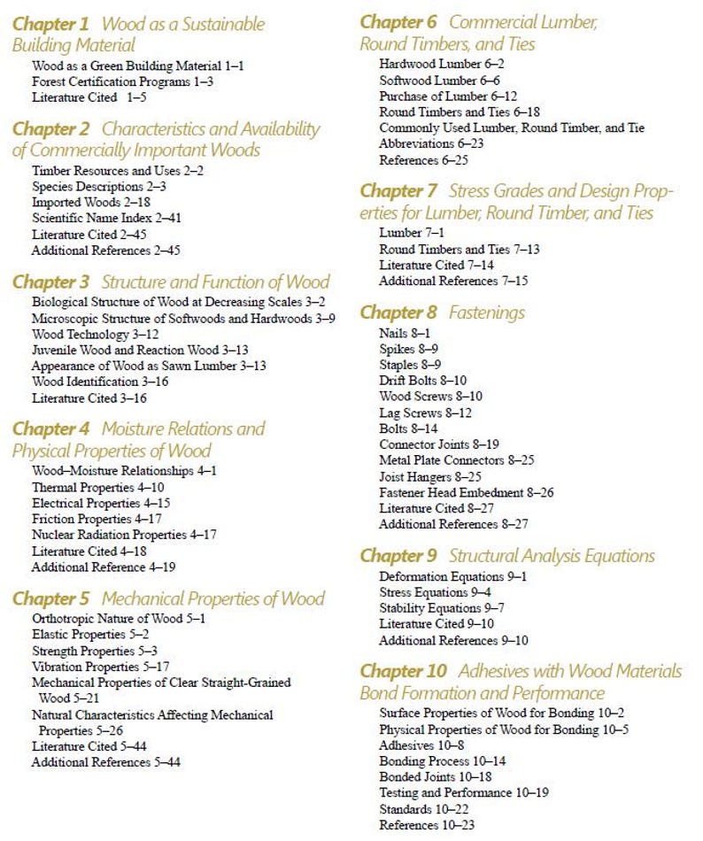 Wood Handbook Wood as an Engineering Material - Etsy