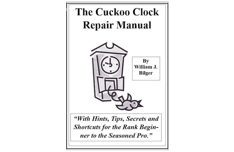 The Cuckoo Clock Repair Manual - Bilger - Etsy