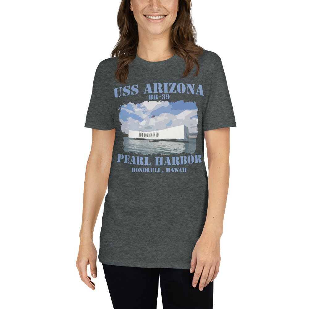 USS Arizona Pearl Harbor Shirt, Honolulu Hawaii Shirt, Hawaiian Shirt ...