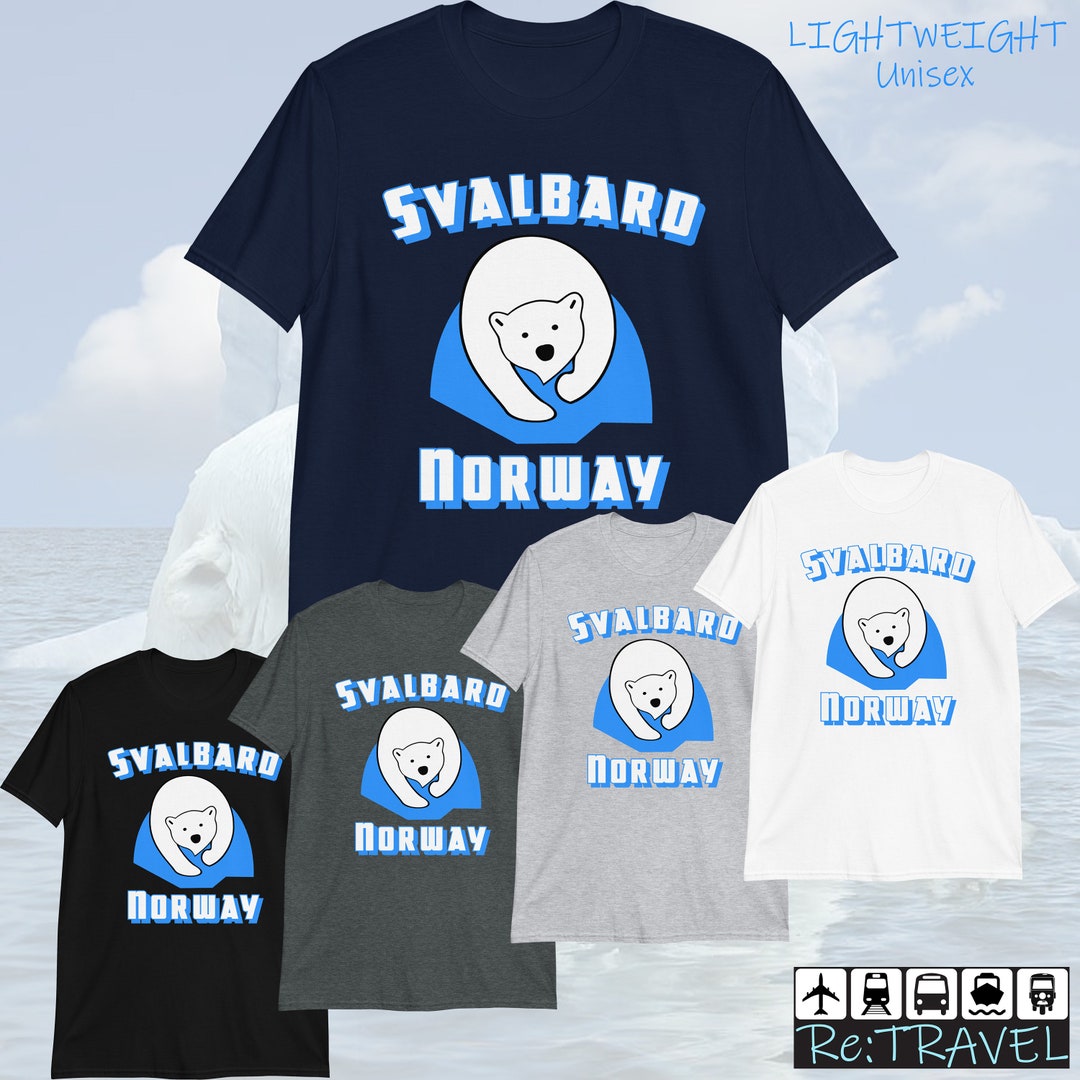 SVALBARD NORWAY Polar Bear Shirt, Polar Bear Gift, Spitsbergen Norway ...