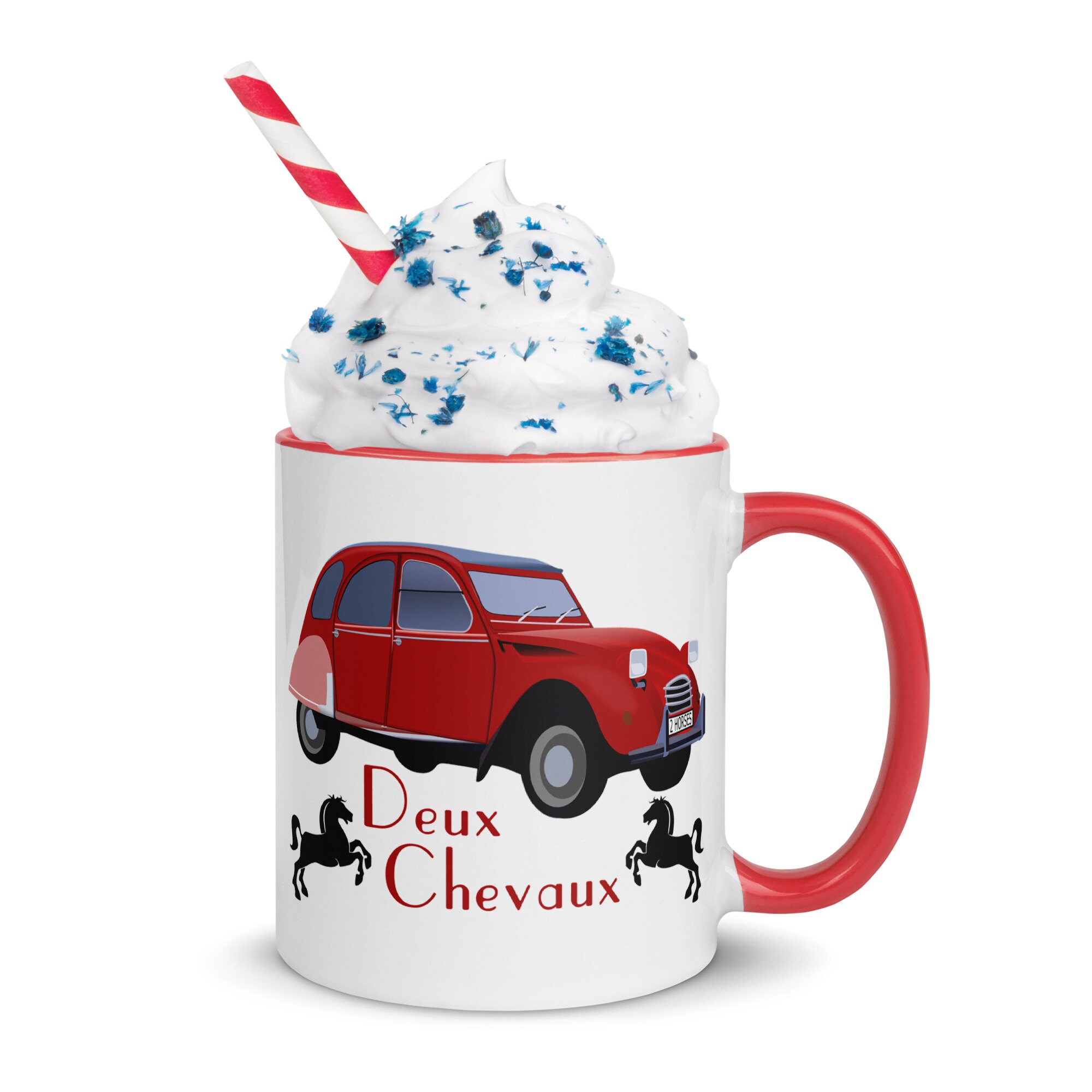 2CV Citroen Mug, 2CV Mug, 2CV Classic Car Mug, Citroen 2CV Classic Car ...