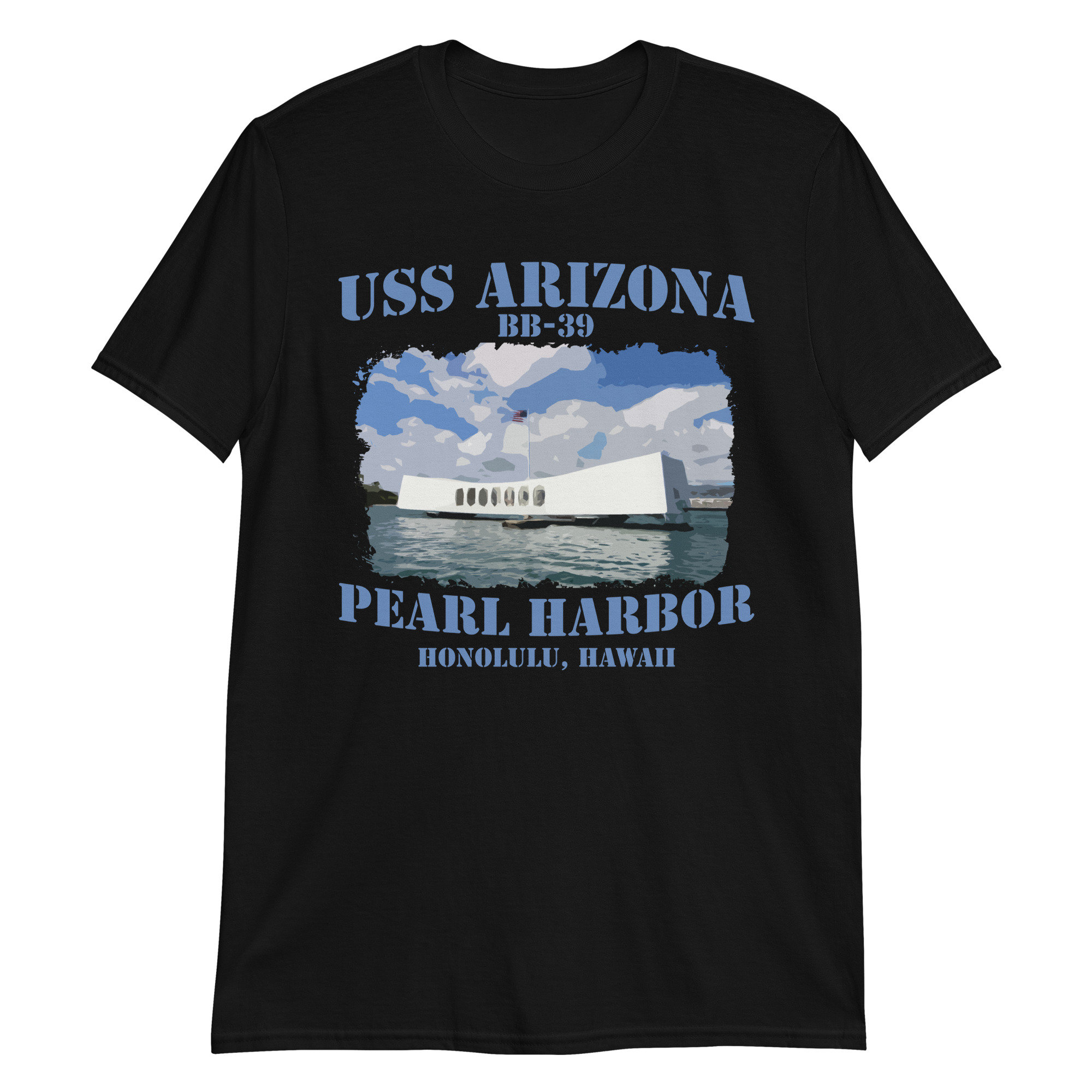 USS Arizona Pearl Harbor Shirt, Honolulu Hawaii Shirt, Hawaiian Shirt ...