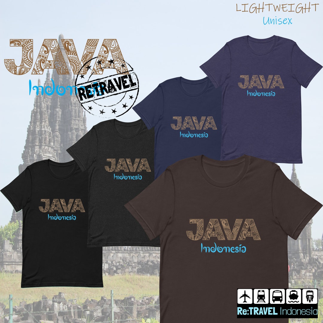 Indonesian Batik Shirt JAVA Indonesia Shirt Indonesia Gift, Java Gift ...